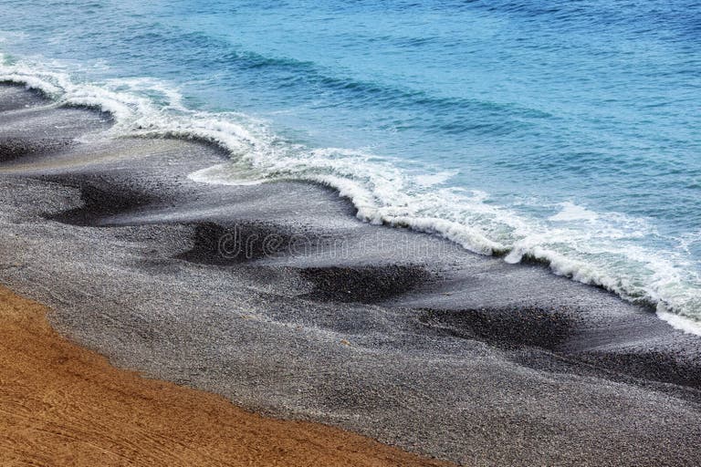Waves on pebble stock image. Image of climate, peru, coastline - 64447247