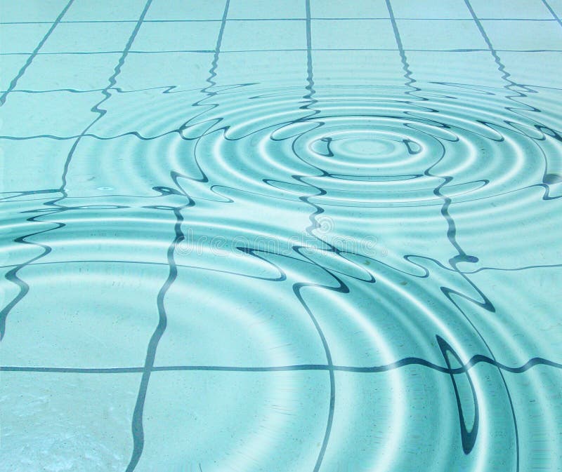 Waves in the pool stock illustration. Illustration of pool - 8226933