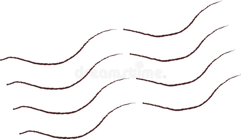 Waves Postage Stamp stock illustration. Illustration of post - 353621145