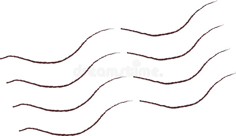 Waves Postage Stamp stock illustration. Illustration of grunge - 356049129
