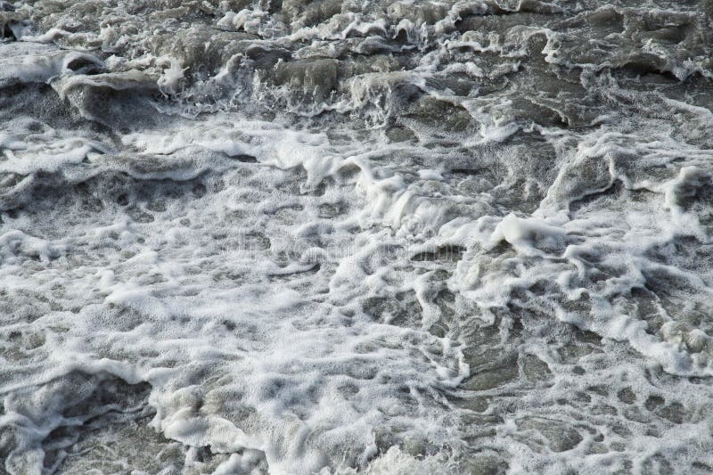 Waves and Rapids of the Wild River, Close-up Stock Image - Image of ...
