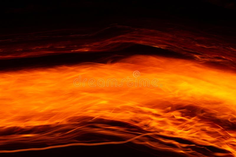 Waves of Red-orange Fire Flame Stock Image - Image of sparkle ...