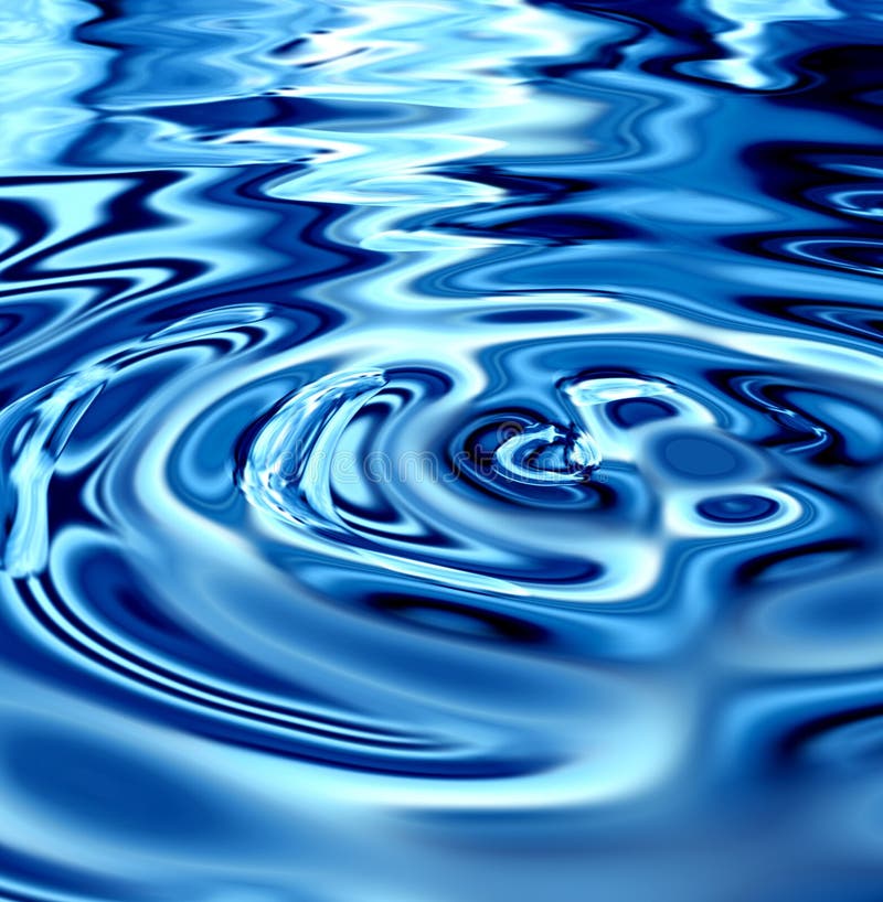 Waves, Ripple and Blue with Water Pattern with Mockup for 3d, Digital ...