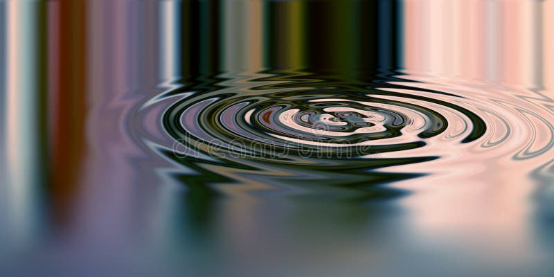 Waves, Ripple and Design with Water Drop Pattern with Mockup for 3d ...