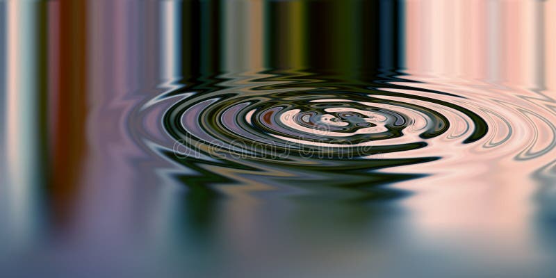 Waves, Ripple and Design with Water Drop Pattern with Mockup for 3d ...