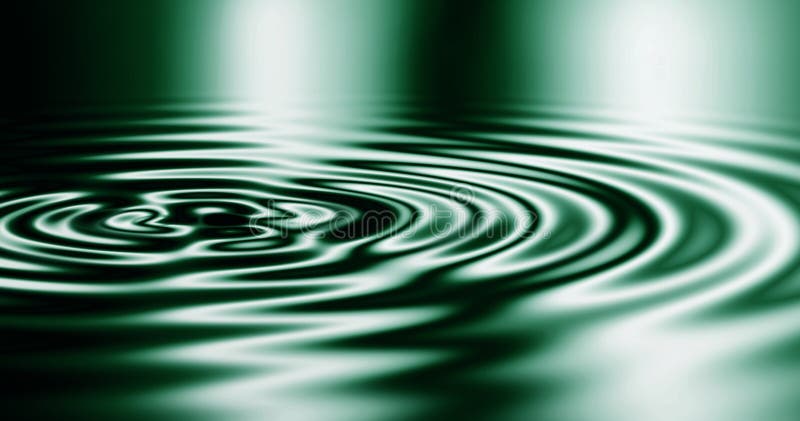 Waves, Ripple and Green with Liquid, Pattern and Background for Digital ...