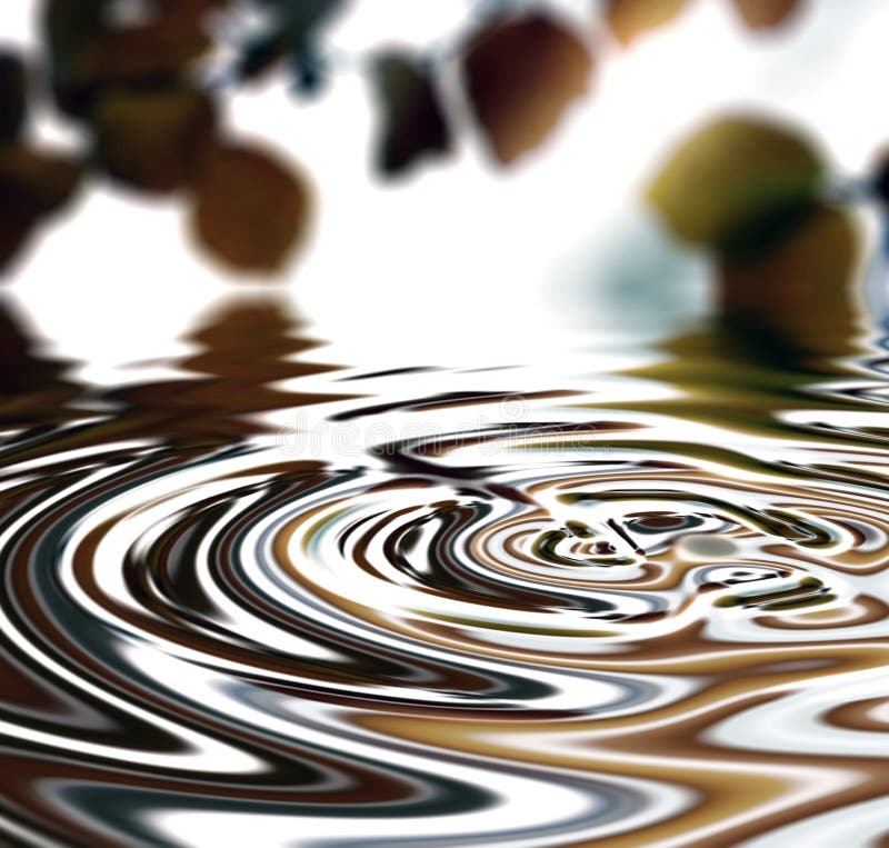 Waves, Ripple and Nature with Water Drop Pattern with Mockup for 3d ...