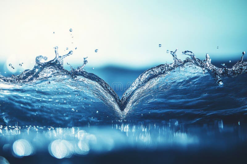 Ocean Waves Create a Vibrant Heartbeat Line at Dawn, Illustrating the ...