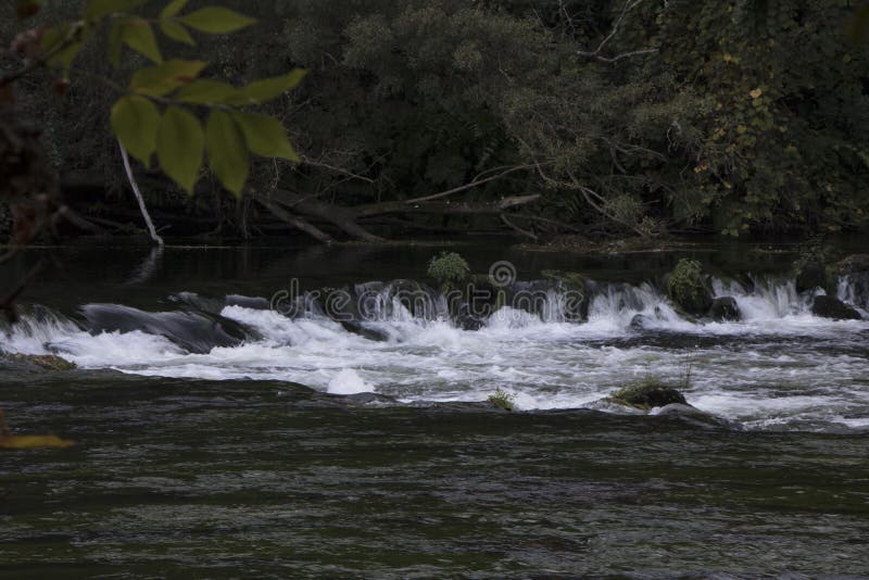 Waves in the river stock image. Image of transparent - 128787391