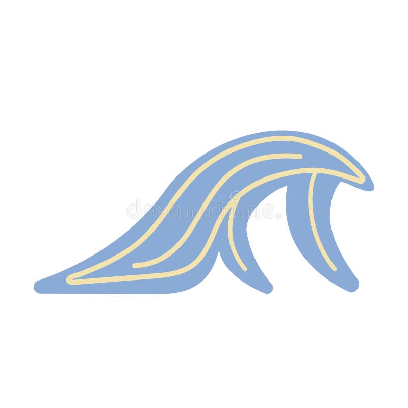 Waves Road Sign Tsunami Sign Stock Vector - Illustration of vector ...