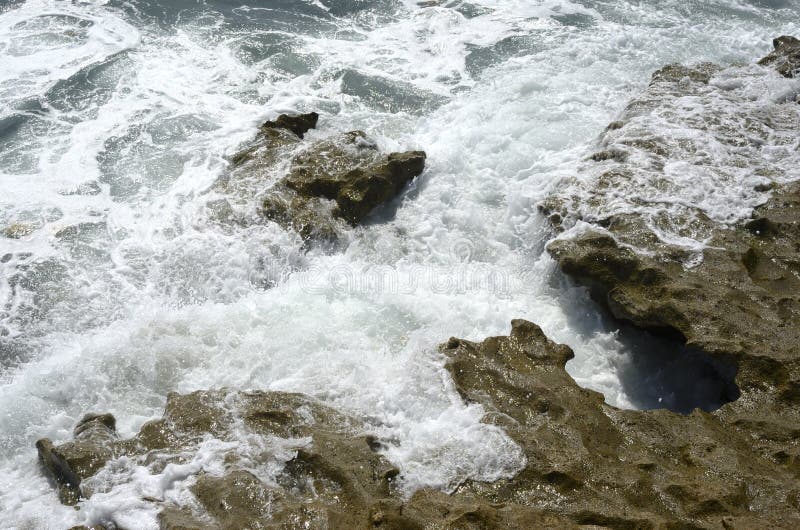 Waves and Rocks 9 stock photo. Image of tropical, ocean - 95862686