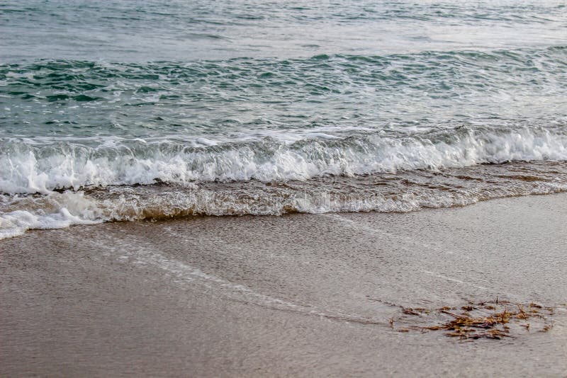 Waves Rolling in on the Beach Stock Photo - Image of coast, calm: 82537472