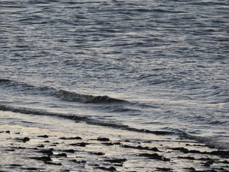 Waves Rolling Onto the Shore Stock Photo - Image of beach, coast: 244104146