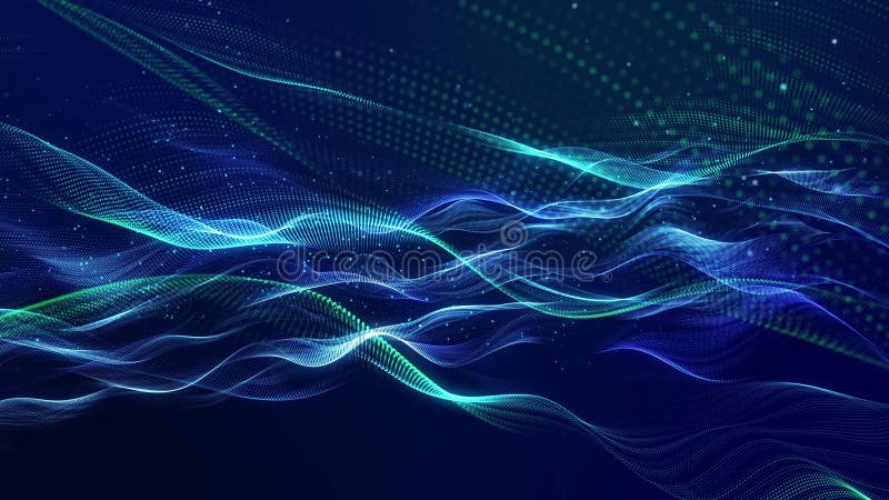 Luminous Wave Motion Design for Festive Events and Presentations ...