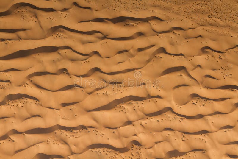 Waves of Sand Dunes - Aerial View Stock Image - Image of aerial, africa ...
