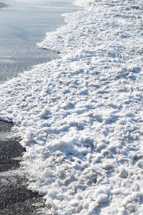 Waves on the Sea. Sea Foam. Marine Background Stock Image - Image of ...