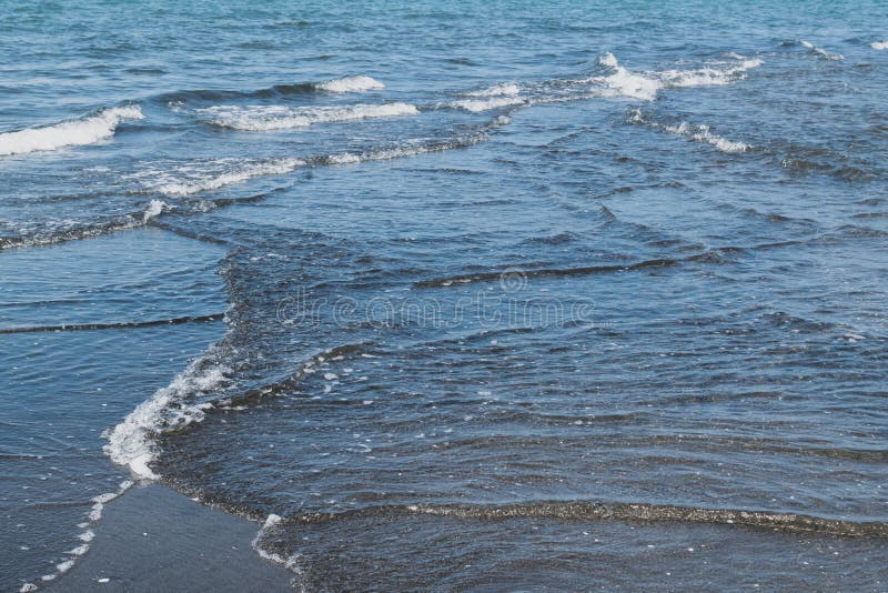 Waves on the Sea. Seascape. Marine Background. Ocean and Sea Stock ...