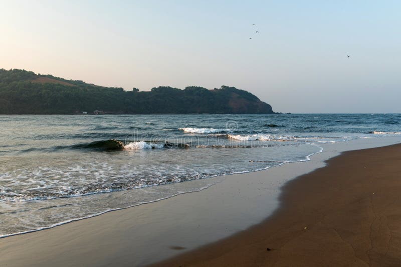 Waves on Sea View in Goa, India Stock Photo - Image of tourism, waves ...