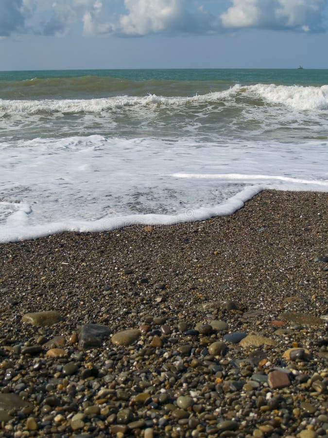 Waves stock image. Image of stump, nature, coast, water - 416545