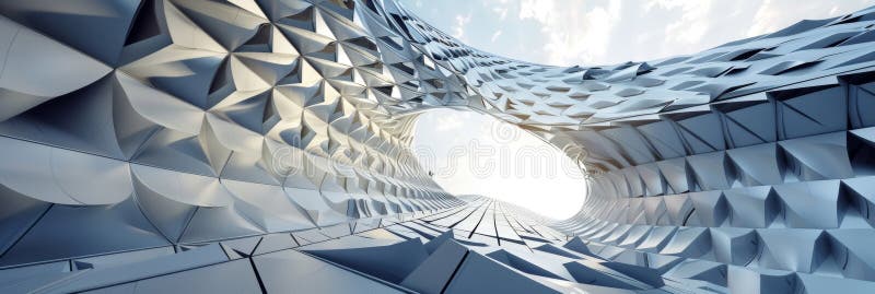 Waves of Sharp Angles and Curves Creating a Sense of Controlled Chaos ...