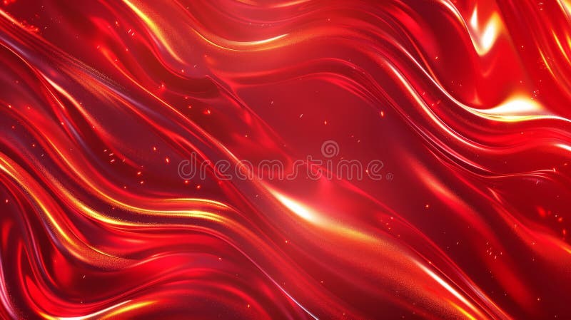 Waves of Smooth Shiny Red Modern Background Stock Photo - Image of ...