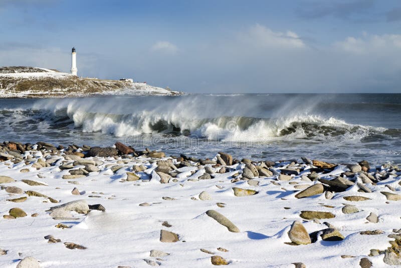 Waves and snow stock photo. Image of ocean, girdleness - 13045762