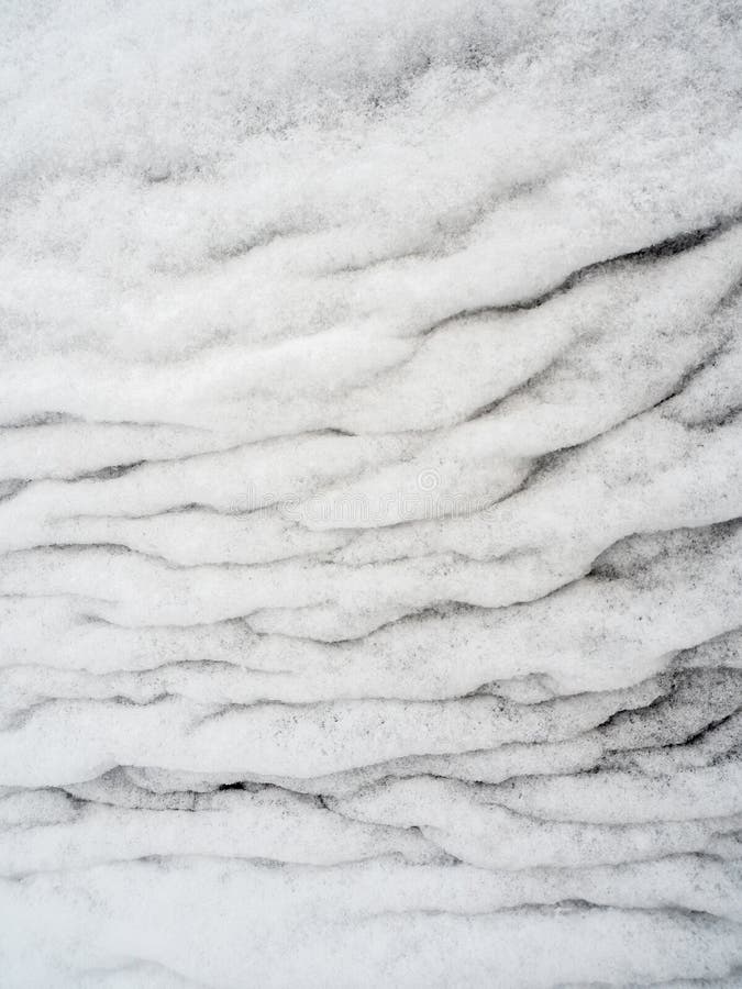 Waves of Snow Surface, Abstract Background Stock Image - Image of ...