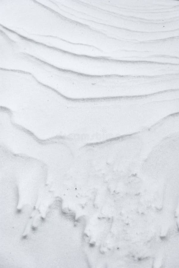 Waves of Snow Hanging Over the Edge of a White, Wood Pergola Stock ...