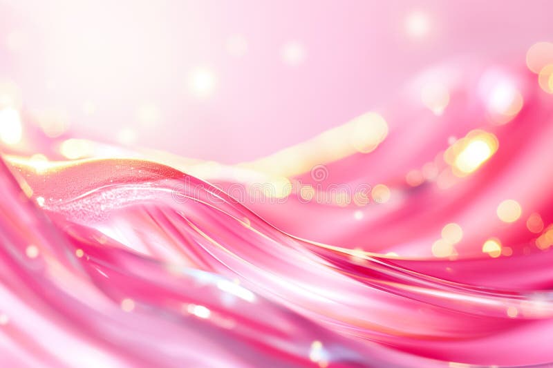 Waves of Soft Pink Flow Gracefully Across the Background, Enhanced with ...