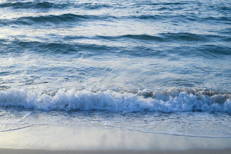 Waves Splash Background. Ocean Waves. Sea View for Nature Background. Sky and Clouds Background ...