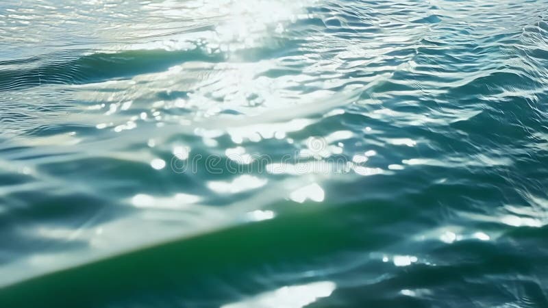 Waves and Splashes Creating a Shimmering and Dynamic Caustic Texture on ...