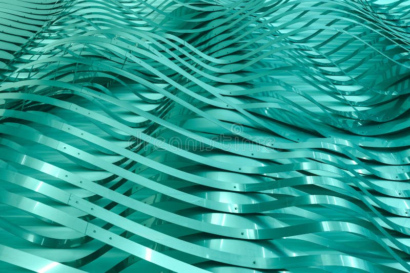 Waves of Stainless Steel Abstract Stock Photo - Image of united, silver ...