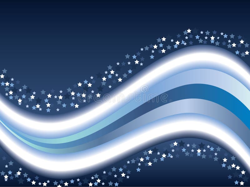 Waves and Stars Backgrounds Stock Vector - Illustration of decoration ...