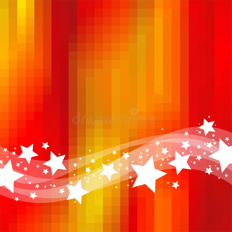 Waves and stars stock vector. Illustration of digitally - 5906945