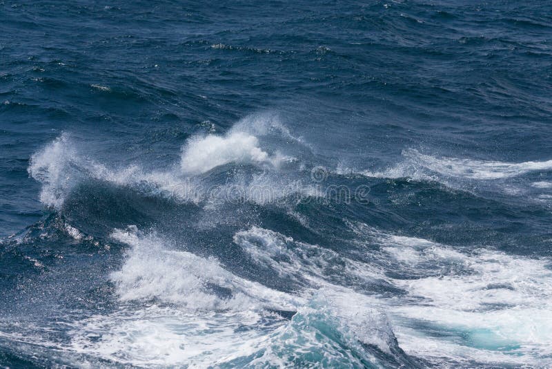 Waves of Stormy Cold Sea on the South of Iceland Stock Photo - Image of ...