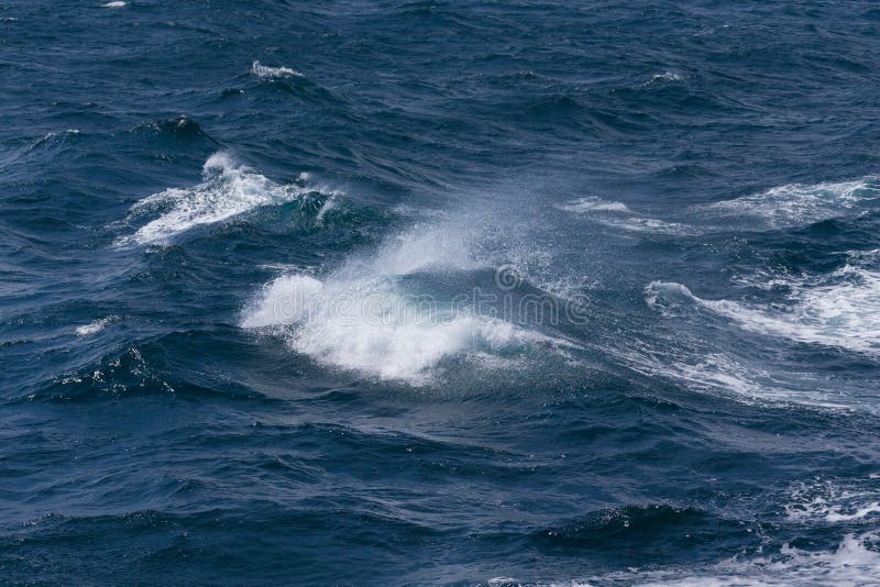 Waves of Stormy Cold Sea on the South of Iceland Stock Photo - Image of ...