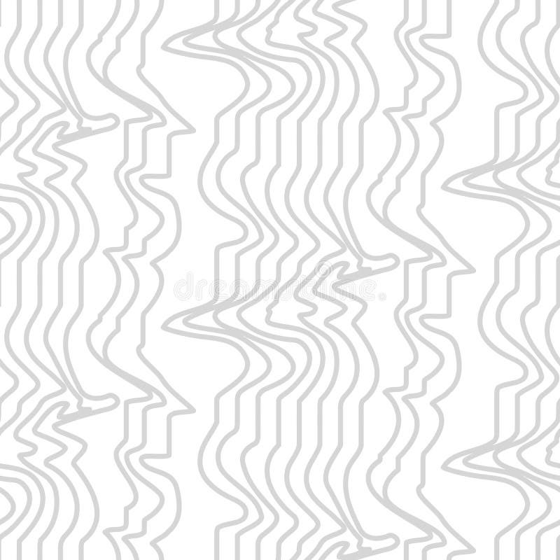 Waves, Swirl, Lines Subtle Pattern. Twisted and Distorted Vector ...