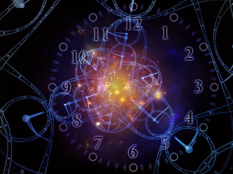 Waves of Temporal Realm stock illustration. Illustration of background ...