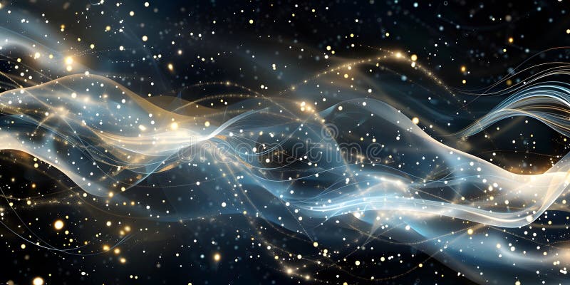 Waves Virtual Abstract Background Stock Image - Image of smooth, luxury ...