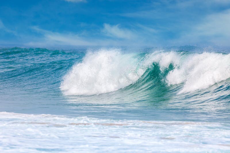 Waves in the Warm Sea Water on the Beach, Happy Summer Stock Photo ...