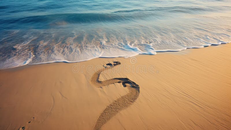 Waves water question mark stock illustration. Illustration of serenity ...