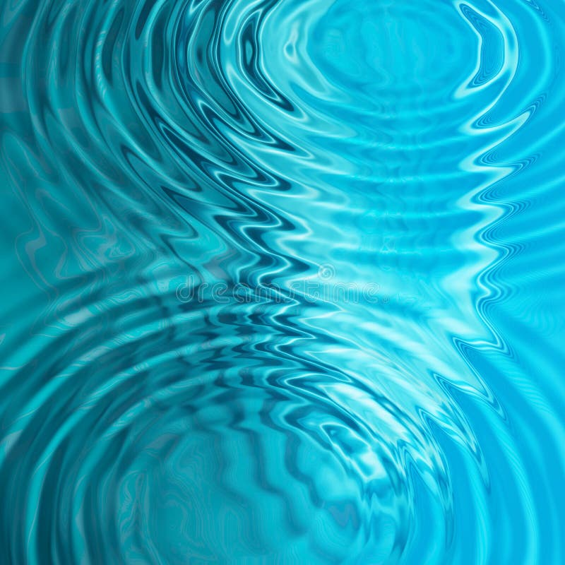 Waves on a water surface stock illustration. Illustration of fluid ...
