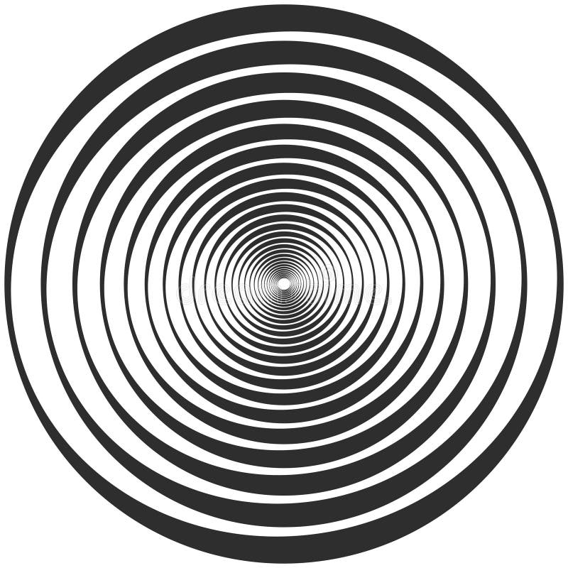 Waves on the Water Wave Propagation in Space Concentric Circle Stock ...