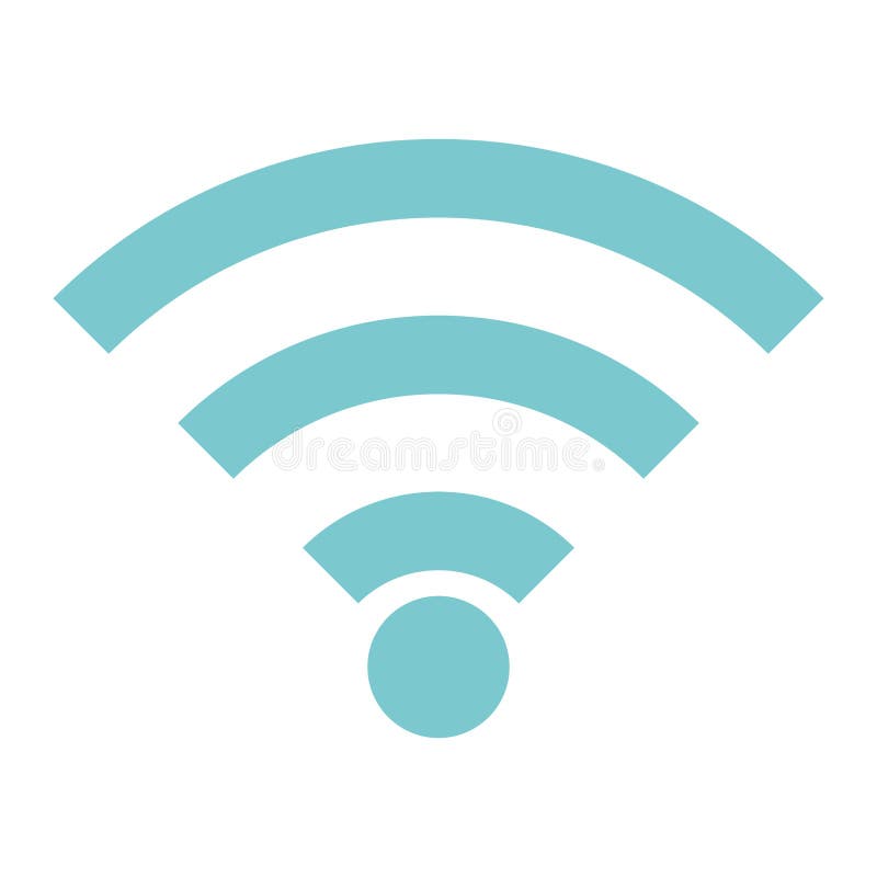 Waves wifi signal area stock vector. Illustration of mobile - 144269390