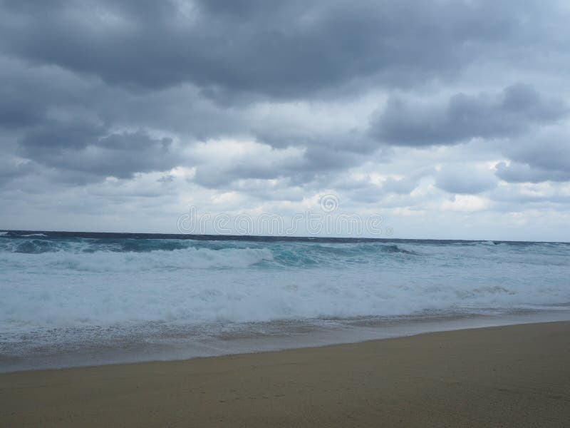 Waves stock photo. Image of cold, nature, japan, windy - 82768228