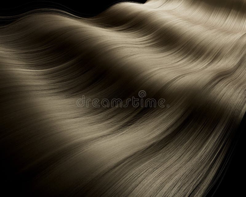 Wavey Draped Blonde Hair stock illustration. Illustration of salon ...