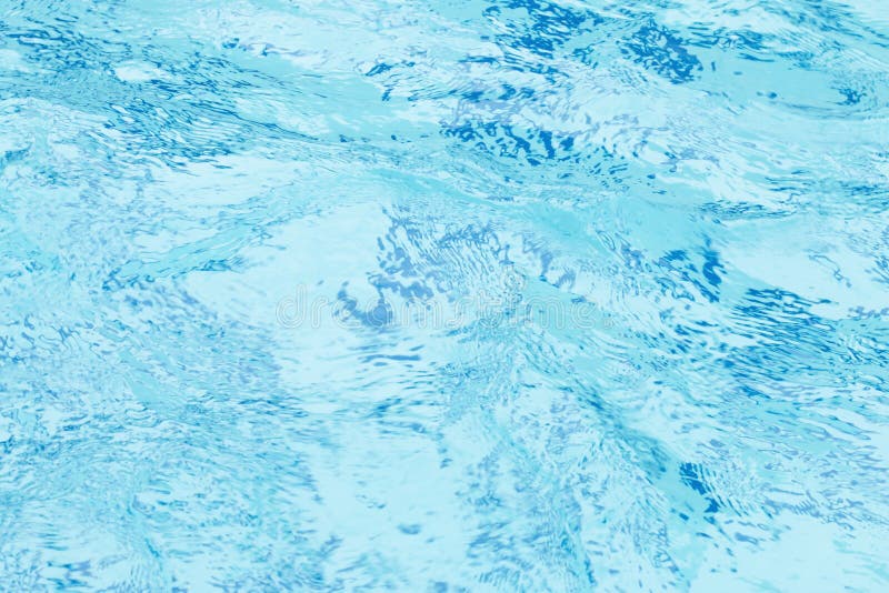 Waving Blue Water Surface. Blue Clear Fresh Water in Jacuzzi Stock ...