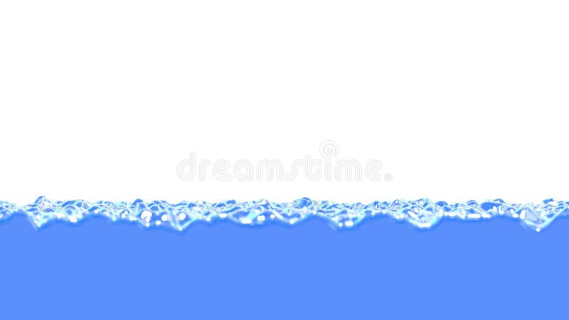Waving Blue Circle of Light, on a White Background, Abstract Stock ...