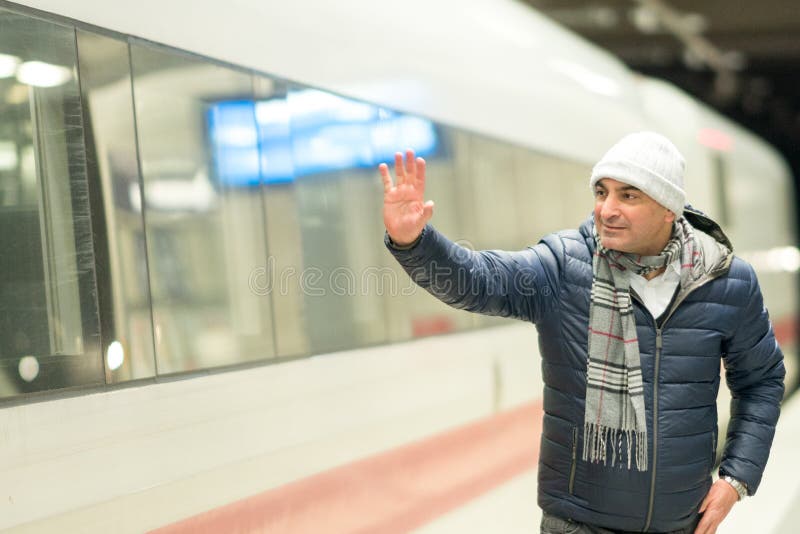 Waving Goodbye stock image. Image of caucasian, goodbye - 109407045