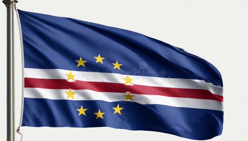 Flag of Cape Verde stock illustration. Illustration of symbol - 299801422